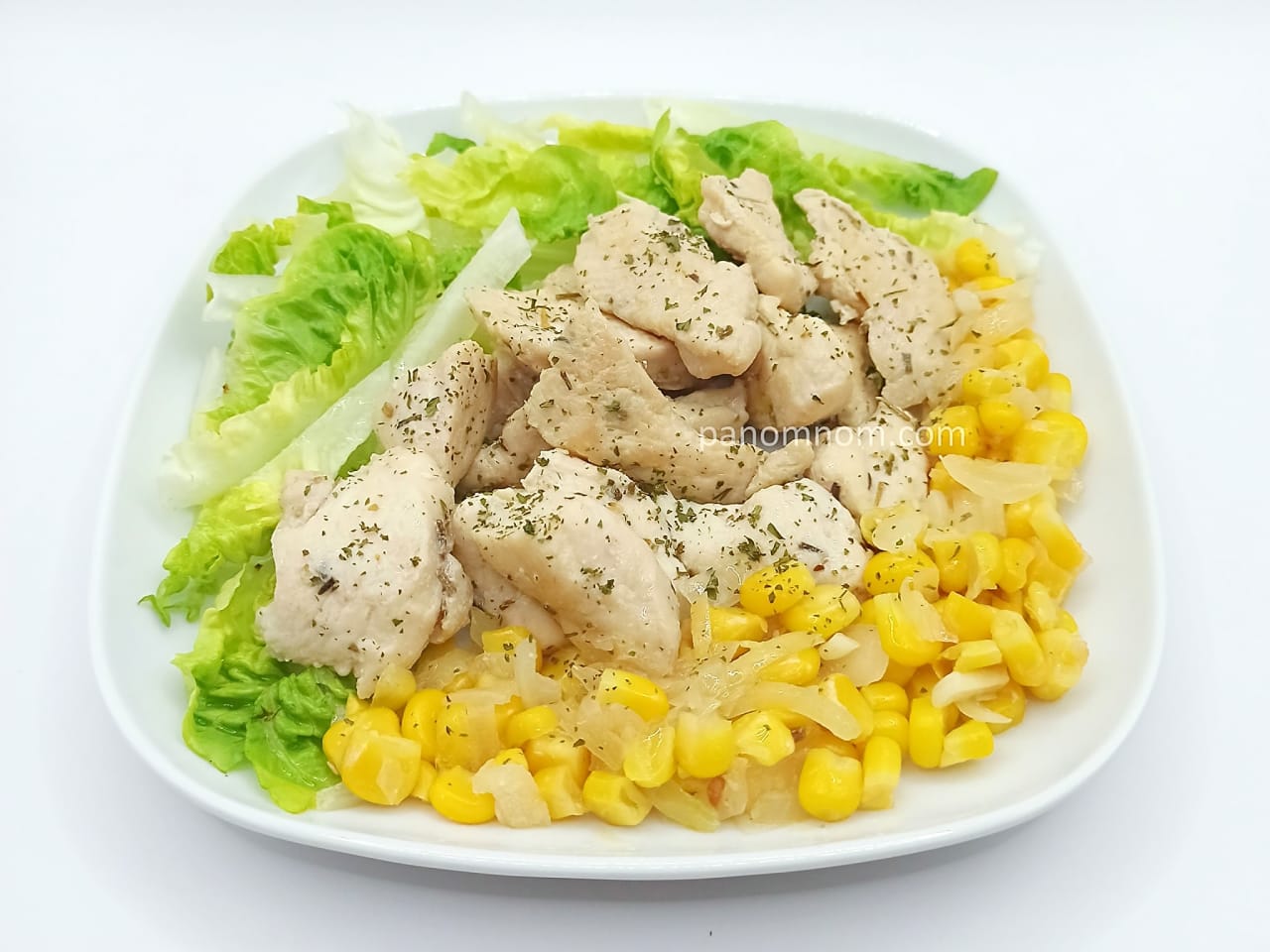 Tasty and Easy Sauteed Chicken with Sweet Corn Recipe | Panomnom
