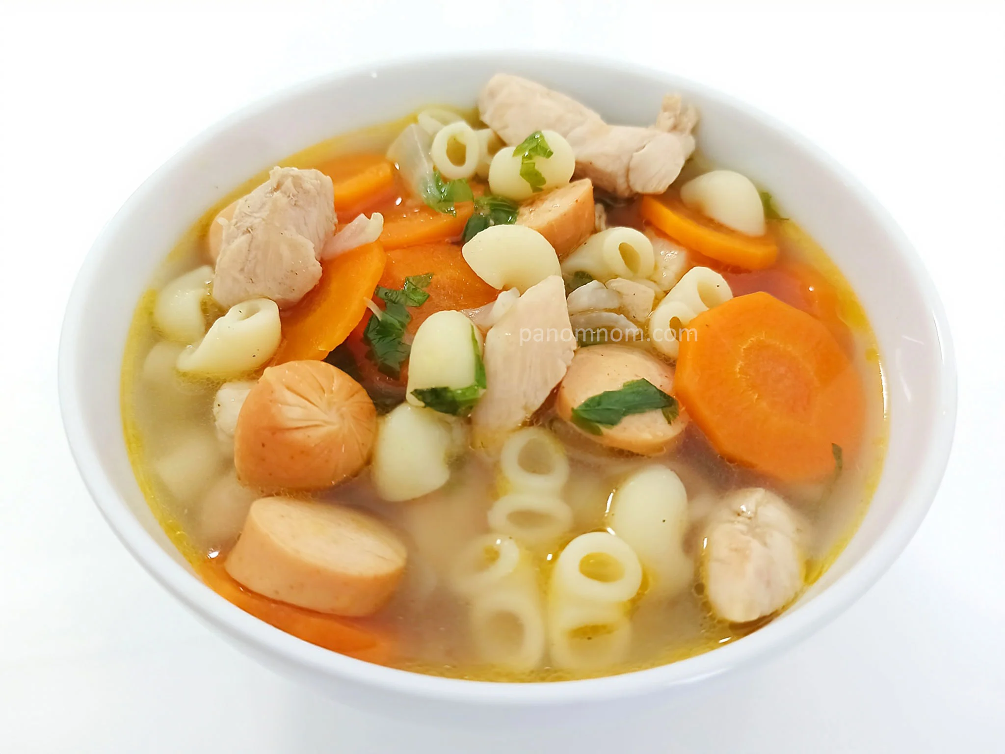 Tasty and Easy Macaroni Soup Recipe | Panomnom