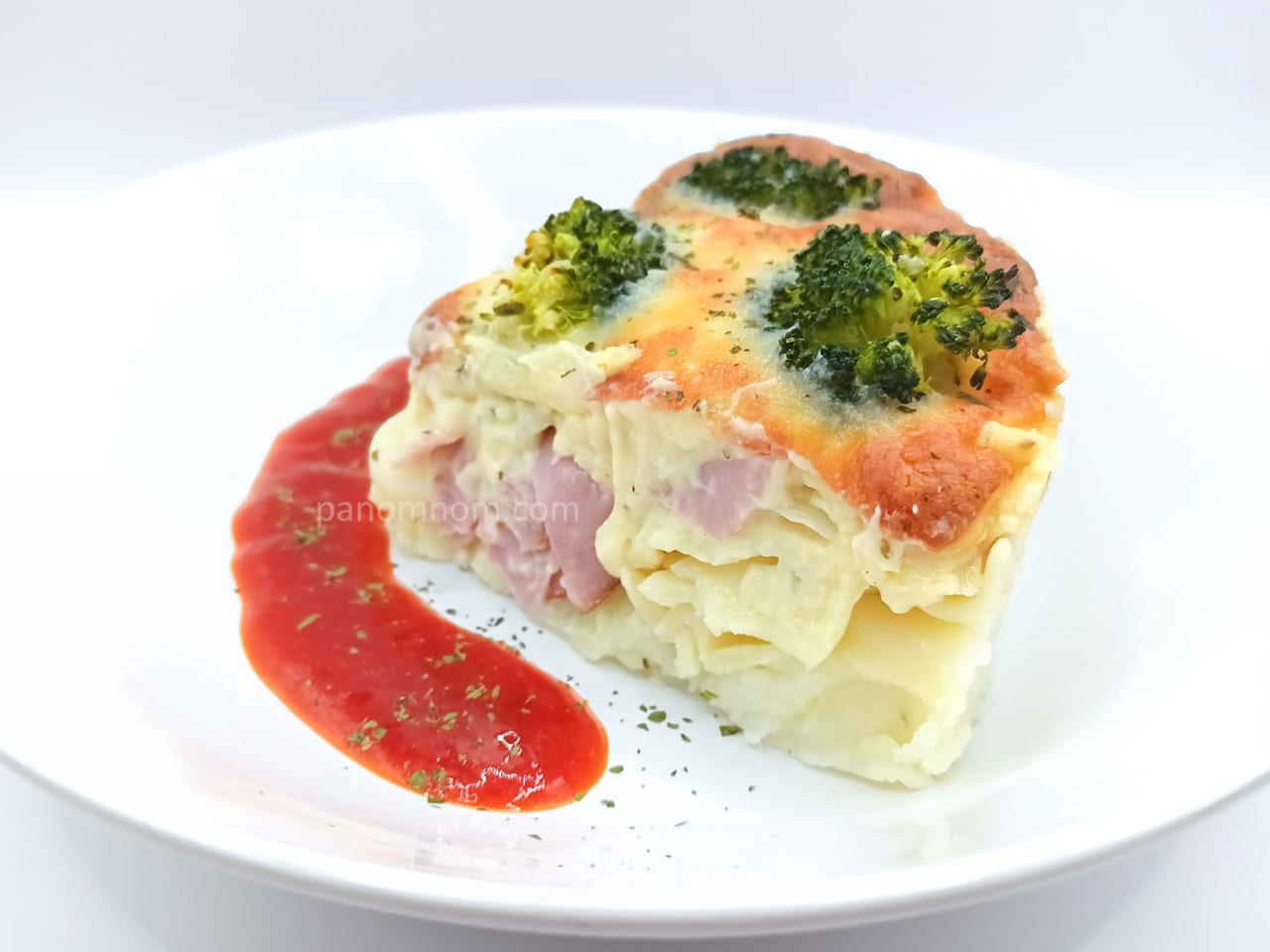 Tasty and Easy Broccoli Pasta with Mashed Potato Recipe | Panomnom